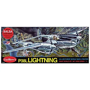 Guillow's Lockheed P-38 Lightning Model Kit