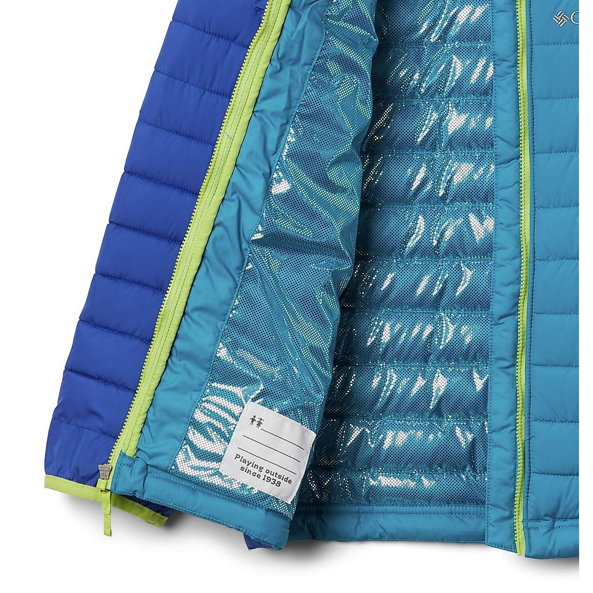 Columbia Powder Lite Girls Hooded Winter Jacket, Water Repellant