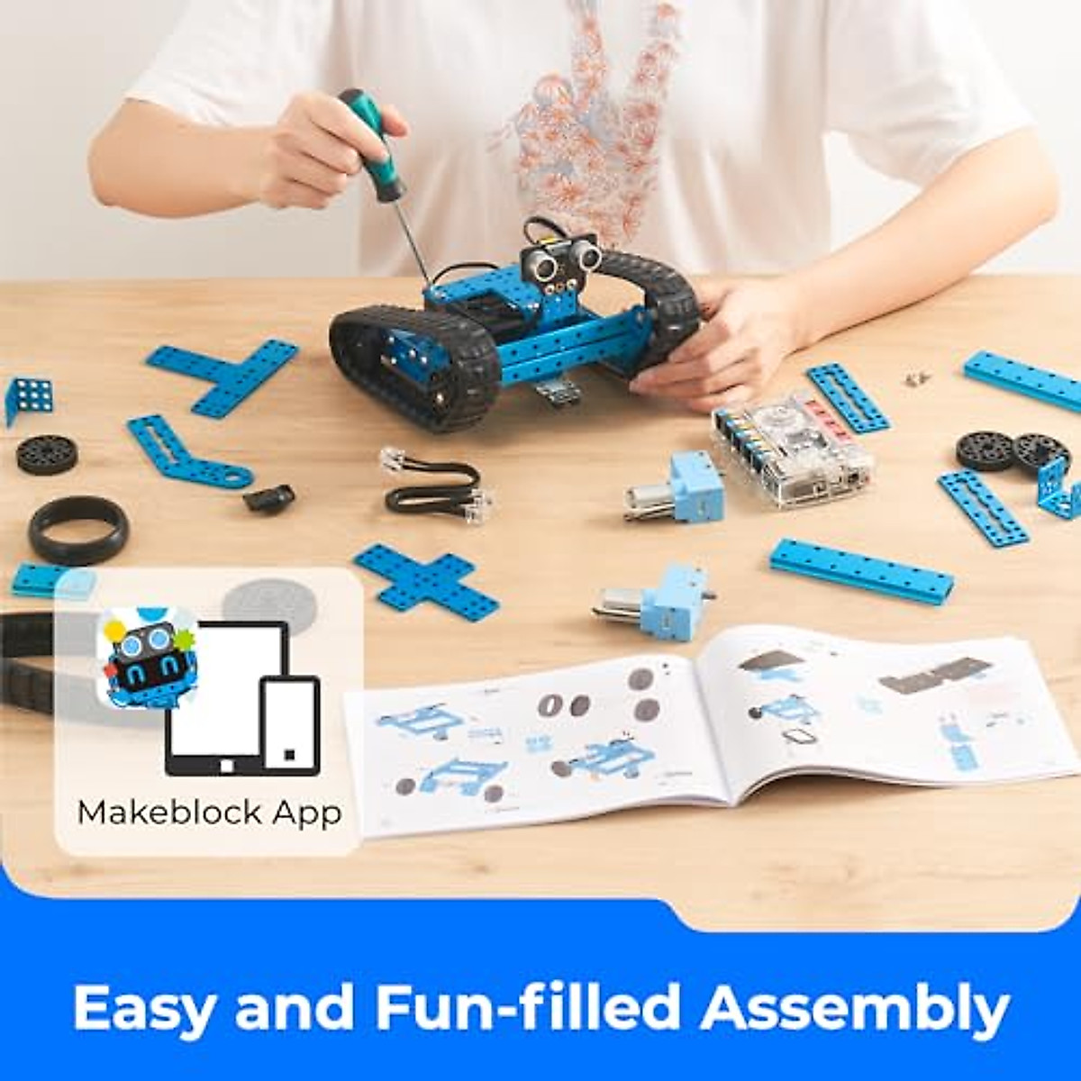 Makeblock mBot Ranger 3 in 1 Robot Kit with Coding Box, Robotics Coding Kit for Kids to Learn Scratch & Arduino Programming, STEM Educational Building Toys Gift for Kids Ages 10+