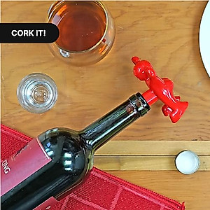 Sir Perky Novelty Bottle Stopper