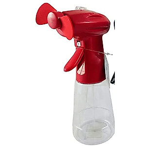 Westmon Works Misting Spray Bottle Fan Personal Cooling Mist Portable Handheld Humidifier Powered Fans with Mist, Set of 2