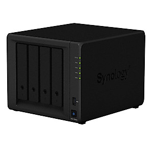 Synology DiskStation DS418play Mini Desktop NAS Server, Intel Celeron J3355 Dual-Core, 6GB DDR3L RAM, 4TB SSD, DSM Software