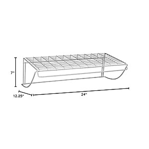CLOSETMAID 24", Reversible Laundry/Utility Shelf