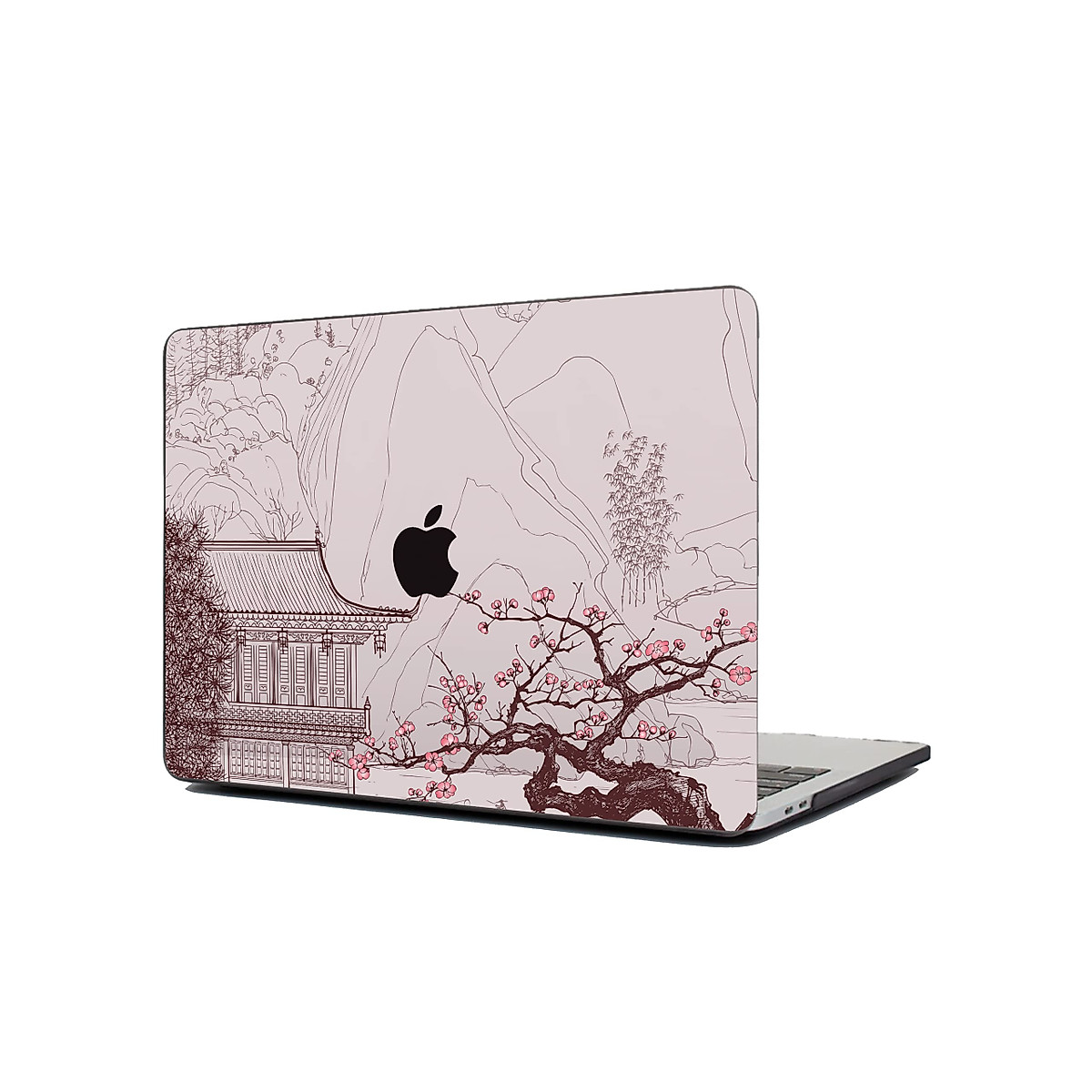 Nekoty Textured Laptop Skins compatible with MacBooks Pro 16" 14" 13" Air 13" 2019-2022 - Japanese Temple