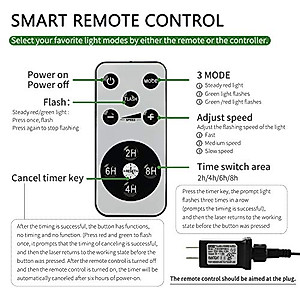 Christmas Decorative Laser Lights Projector Outdoors Decor Waterproof LED Red and Green Stars Twinkle for Xmas Home House Yard Garden Patio Wall Indoor Wireless Remote