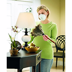 3M Home Dust Mask, Helps Provide Relief From Allergens, Pet Dander, And Other Non Harmful Airborne Particles, 5-Pack (8661PC1-A)
