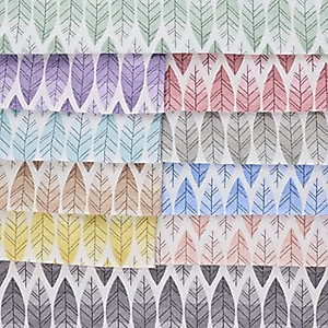 Mook Fabrics Flannel Feathered, Frost Grey, 15 Yard Bolt