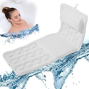 ProCore Products Luxurious Full Body Bath Pillow - Ultimate Comfort, Supportive Bath Cushion for Tub Adults - Plush Neck and Extra Seat, Great for Soaking and Pain Relief, Easy to Clean