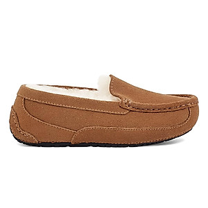 UGG Unisex-Child Ascot Slipper, Chestnut Suede, 5