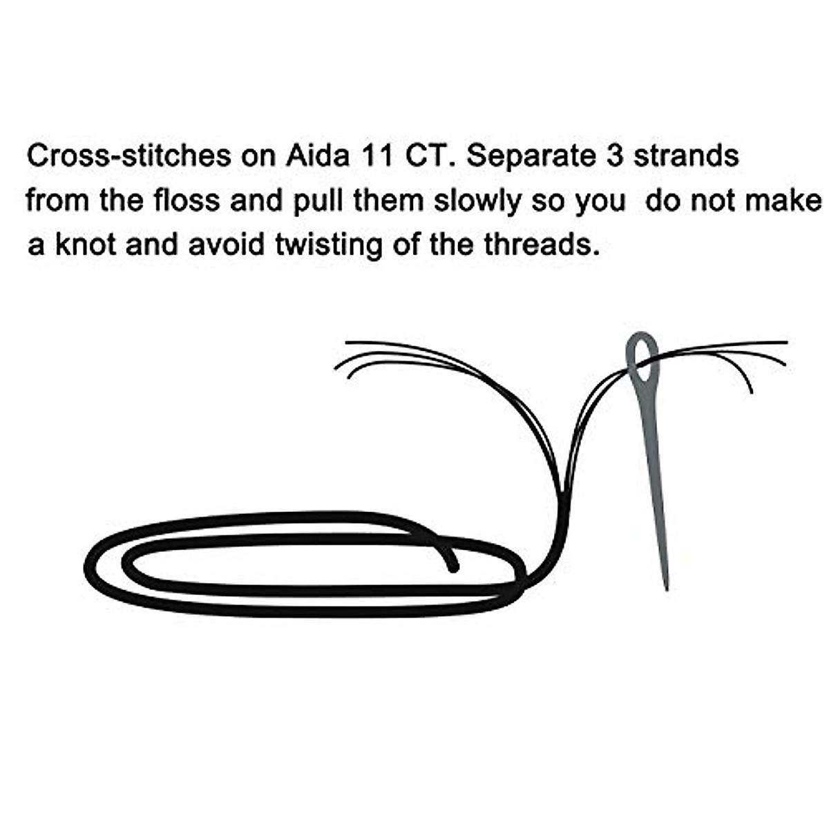 Printed Cross Stitch Kits 11CT 10X14 inch 100% Cotton Holiday Gift DIY Embroidery Starter Kits Easy Patterns Embroidery for Girls Crafts DMC Stamped Cross-Stitch Supplies Needlework The Cross Rose