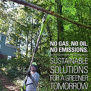Greenworks 40V 8-Inch Cordless Pole Saw, Battery and Charger Not Included, 20302