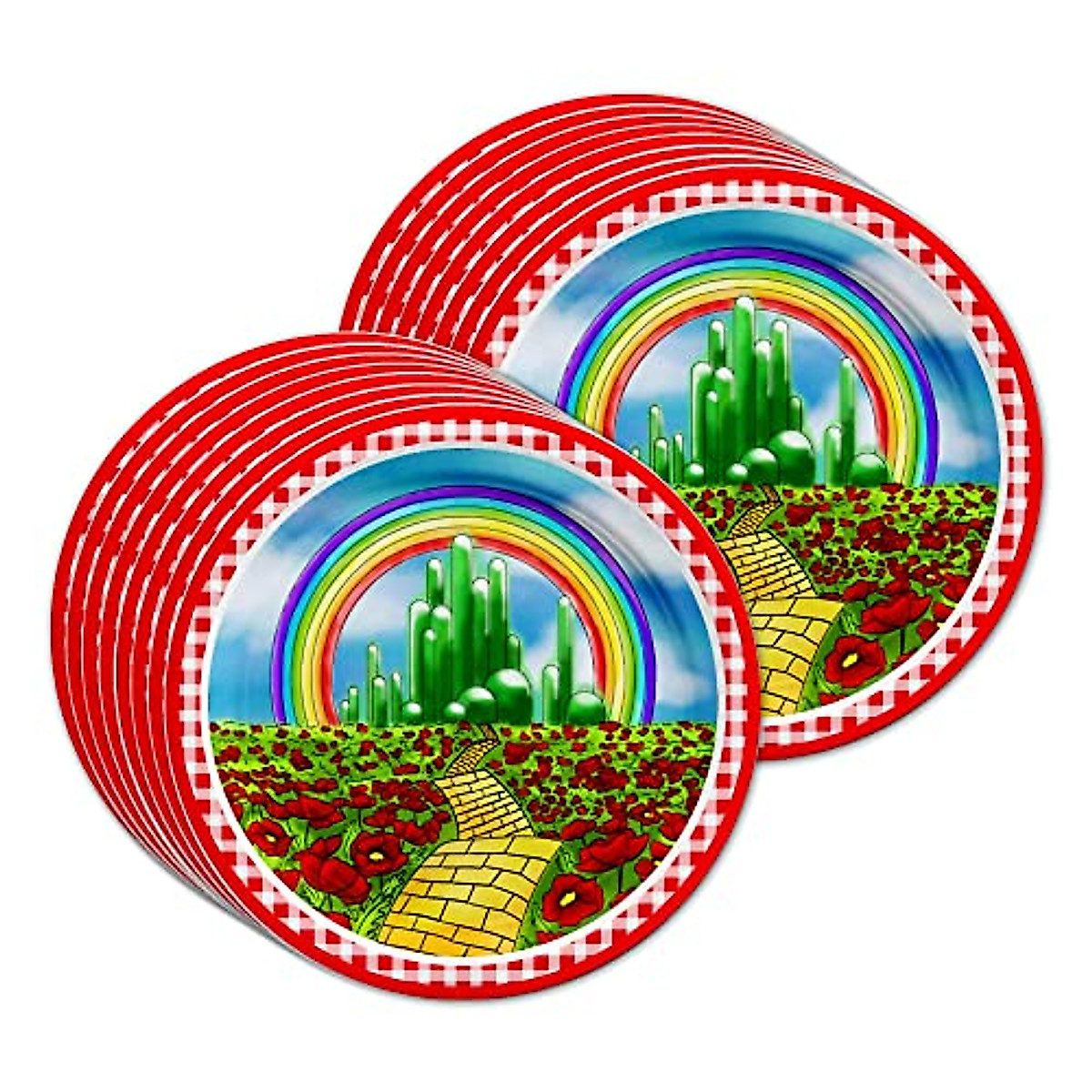 The Wonderful Wizard of Oz Birthday Party Supplies Set Plates Napkins Cups Tableware Kit for 16