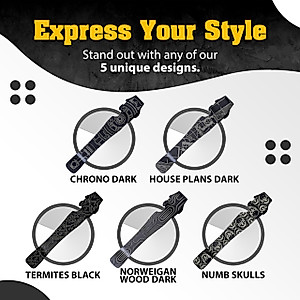 Donk! Pocket Clip for Leatherman Wave, Wave Plus+, Surge & Charge AL, ALX, Ti, XTi - Titanium TC4 - Custom Designs - Quick Release - Extra Carry Options ‘Sparka’