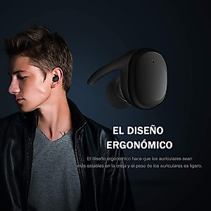 Wireless Earbuds,Bluetooth Headphones,Earbuds,Ear Hook Built-in Noise-canceling Microphone Headphones,30-Hour Playback Sports Headphones,Immersive Deep Bass Air Buds,for Android/iPhone/Samsung