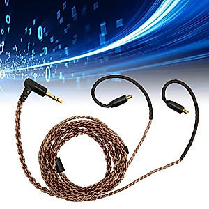 DAUERHAFT Replacement Headphone Cable, Oxygen Free Copper Rustproof Earphone Replacement Upgrade Cable Gold Plated Plug for LS200 for E40 for CKR90 for LS300