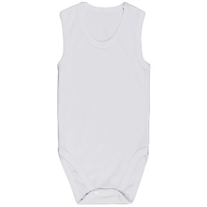ToBeInStyle Baby Boys' 4 Pack Tank Top One-Piece Bodysuit - White - Size 2