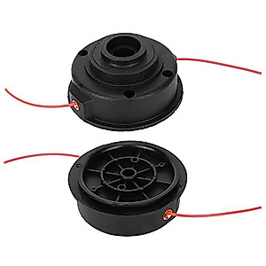 Lawn Mower Trimmer Head Replacement with Two Knob Brush Cutter Garden Tools Accessory