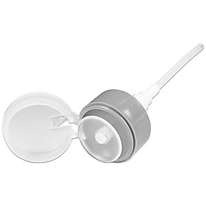 Liquid Push Down Alcohol Dispenser- Clear Bottle- Labeled - 9 Oz Bottle