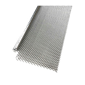 Aluminum Small Hole Drop in Leaf Guard for Gutters (6", Mill Finish CASE (10))