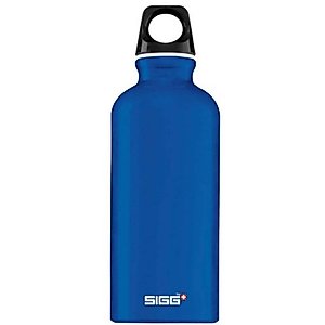 SIGG 50003 Outdoor Water Bottle, Lightweight, Swiss Aluminum Bottle, 2.1 fl oz (0.4 L), Blue, Dark Blue
