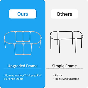 LERGNA Portable Bathtub,Foldable Freestanding Bathtub,Japanese Soaking Tub,Shower Stall Bathtub,Bathroom Folding SPA Tub For Adults,Boys And Girls,Outdoor/Indoor Hot Ice Bath,47 Inch,Blue,PVC+Al Alloy