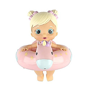 Bloopies Floaties Bath Toy - 4 Doll Set + Organizer
