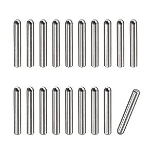Tool parts 2.2x14mm Dowel Pins - 20pcs Round Head Flat Chamfered End Dowel Pin