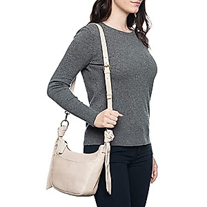 Frye Womens Nora Knotted Crossbody Bag, Cream, One Size US