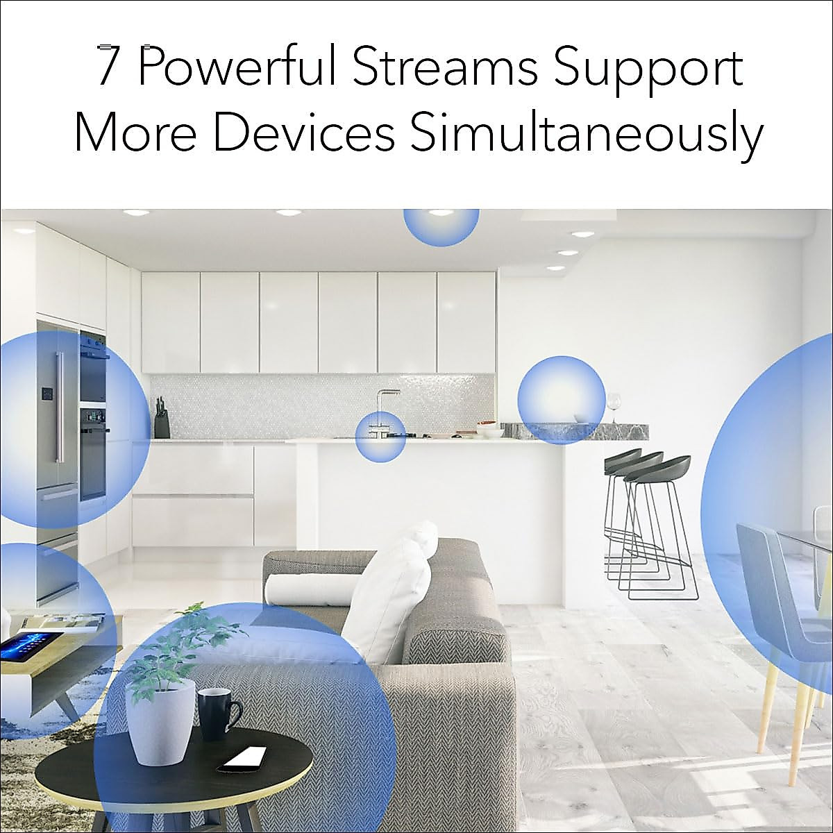 NETGEAR Nighthawk Advanced Whole Home Mesh WiFi 6 System (MK63S) with Free Armor Security – AX1800 Router with 2 Satellite Extenders, Coverage up to 4,500 sq. ft. and 25+ devices