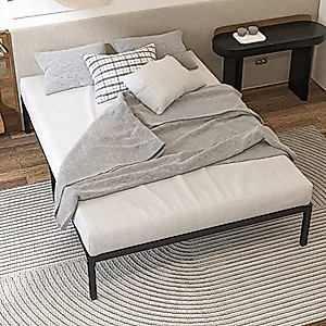 UYUK Metal Platform Bed Frame Queen Size, No Box Spring Needed Modern Design, Heavy Duty Easy Assembly