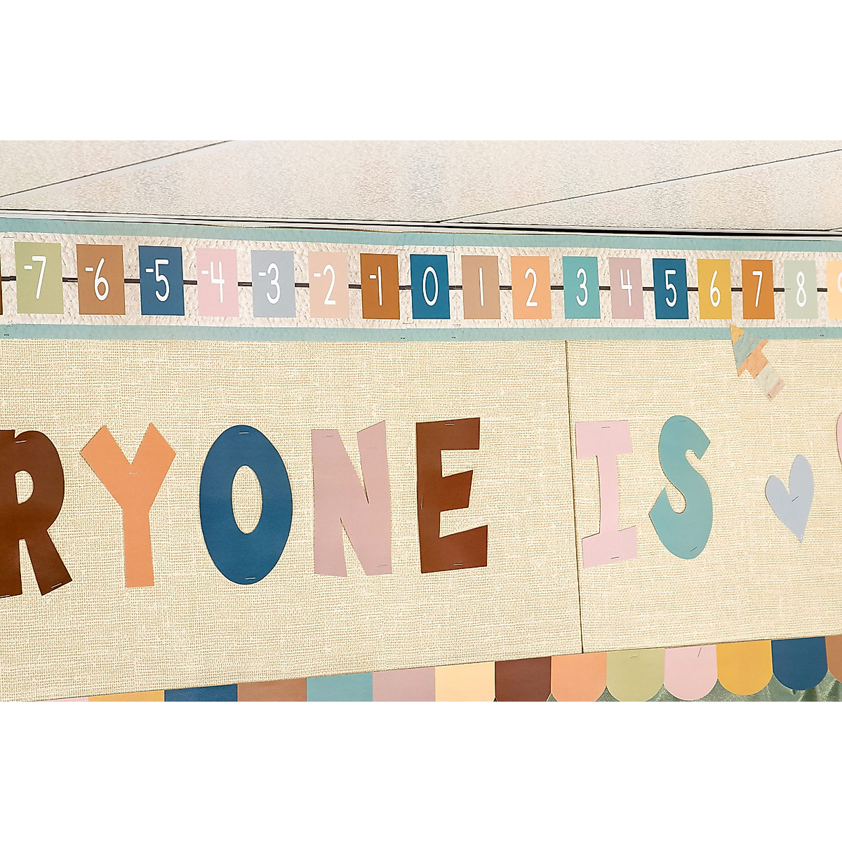 Teacher Created Resources Everyone is Welcome 7" Fun Font Letters (TCR70101) & Everyone is Welcome Helping Hands Mini Accents (TCR7134)