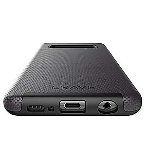 Crave Dual Guard for Samsung Galaxy S10 Case, Shockproof Protection Dual Layer Case for Samsung Galaxy S10 - Black