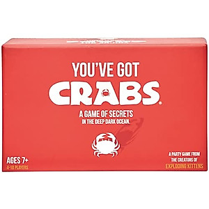 You've Got Crabs by Exploding Kittens - A Card Game Filled with Crustaceans and Secrets - Family-Friendly Party Games For Adults, Teens & Kids