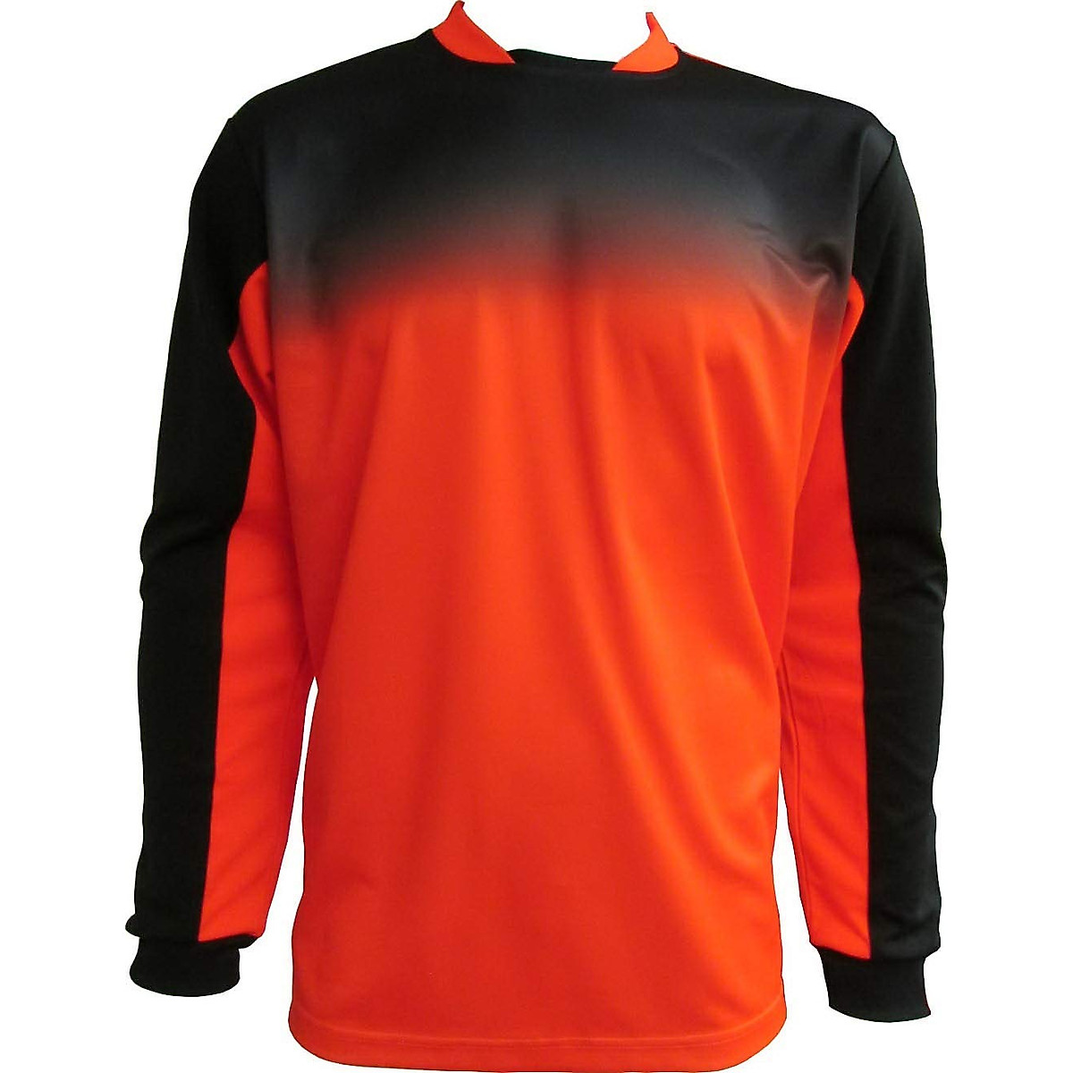 Vizari Vallejo Goalkeeper Jersey for Adults | 100% Polyester Adults Soccer Goalie Jersey for Exceptional Performance | Two Tone Mens Soccer Goalie Jersey with Padded Elbows for Safety Orange/Black