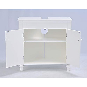 A&E Bath and Shower Glendale Bathroom Cabinet, White