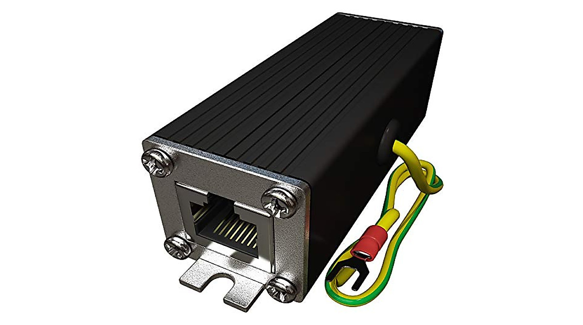 10 Pack Gigabit PoE++ Ethernet Surge Protector | Lightning Safe