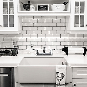 Pacific Bay PB-K14CP Kitchen Sink Faucet with Classic Levers - Metallic Plating Over ABS Plastic (Polished Chrome)