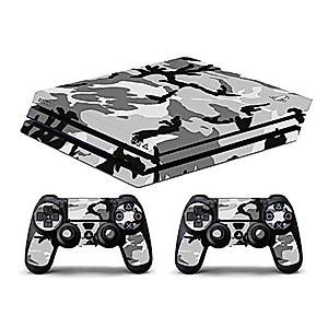 Skin Ps4 PRO - Camouflage Snow - Limited Edition Decal Cover ADESIVA Playstation 4 Slim Sony Bundle