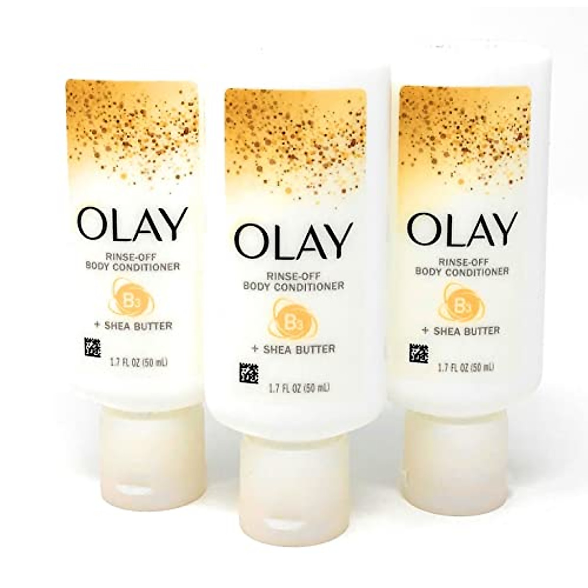Olay Rinse-Off Body Conditioner with Shea Butter 1.7 oz, Travel Size (Pack of 3)