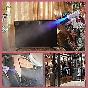 Atomizer Sprayer Gun Blue Light Nano Rechargeable Steam Fogger Gun for Office, School, Restaurant, Garden, Home - Steaming Sprayer Atomizer Gun