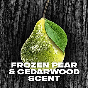 AXE Black Mens Body Spray Deodorant 48hr Odor Protection Frozen Pear & Cedarwood Aluminum Free Deodorant Body Spray, 4 Ounce (Pack of 4)