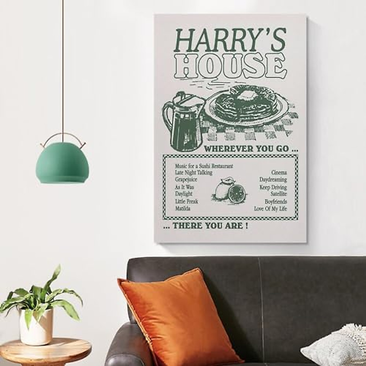 Harry's music House Styles Music Album Posters (1) Wall Art Paintings Canvas Wall Decor Home Decor Living Room Decor Aesthetic 08x12inch(20x30cm) Unframe-style