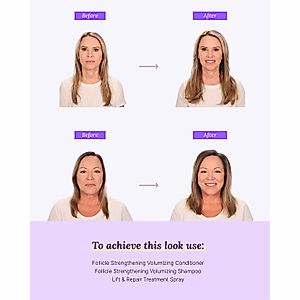 Keranique Volumizing Shampoo with Keratin and Biotin for Thinning Hair, Anti-Breakage, Follicle Strengthening, 12 Oz