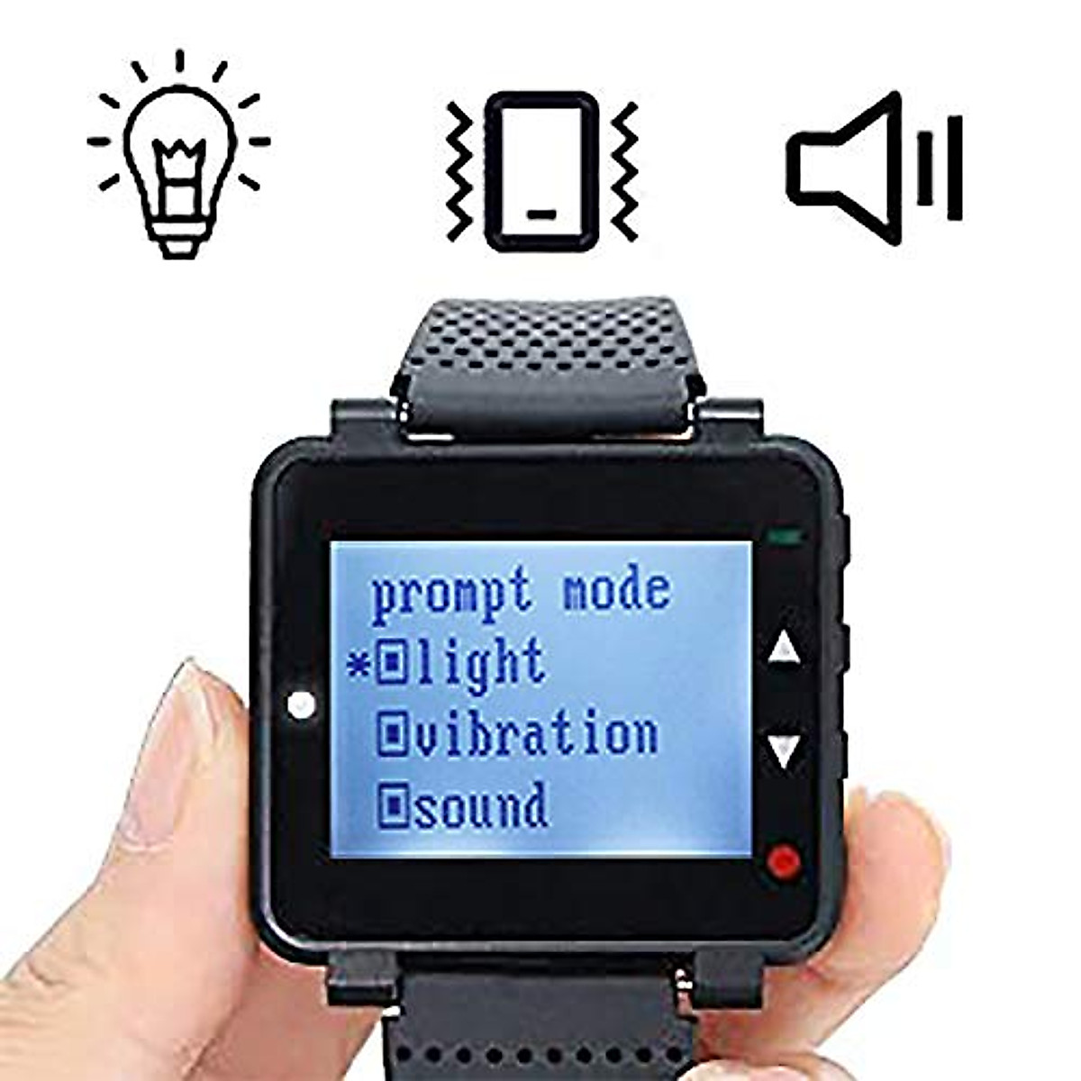 Retekess T128 Restaurant Pager System,Wireless Caregiver Call System,10 4-Key Waterproof Alert Call Buttons for Waiter,Customer,Staff,Caregiver