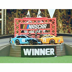 Far Out Toys NASCAR Crash Circuit Ultimate Road Course Bundle with Huge Race Track, Winner’s Circle, 4 Cars Total | Electric Powered, Over 6 Ft Assembled | Capture The Momentum and Thrill of Nascar