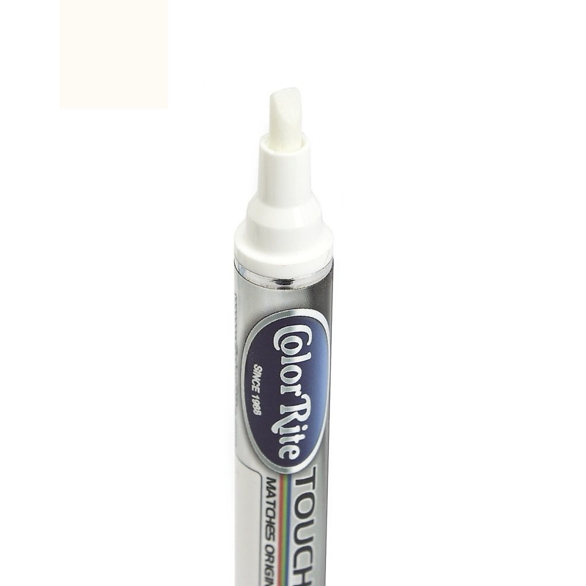ColorRite Pen Automotive Touch-up Paint for Volvo S60 - Ice White 614 - Color+Clearcoat Package