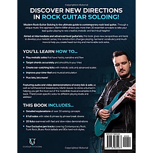 Modern Rock Guitar Soloing: Master Intermediate & Advanced Lead Guitar Concepts, Licks, Theory & Technique for Rock soloing & Improvisation
