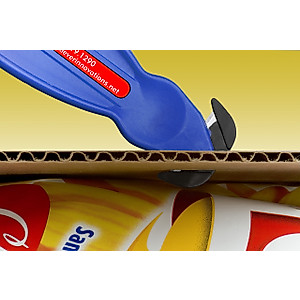 Klever Koncept (By Klever Kutter) 3/Pack Safety Box Cutter, Box Cutter, Prevents Costly Injuries and Accidental Damaged Product, Dual Sided Lasts Twice As Long As A Traditional Box Cutter, Disposable