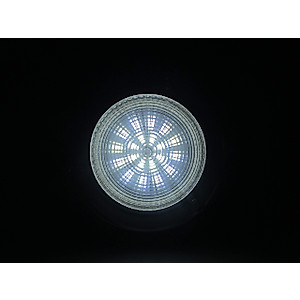 Pactrade Marine Dome Light 12V - 3-Inch Lens, Cool White LED | Stainless Steel Boat Light with Built-In Rocker Switch, Surface Mount | RV, Trailer, Boat Interior Lights, Marine Lights