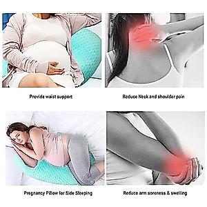 vocheer Baby Nursing Pillows for Breastfeeding, Multifunctional Ultra Soft Minky Nursing Pillow for Baby Boys and Girls, Baby Feeding Support Pillow for Newborn, Green